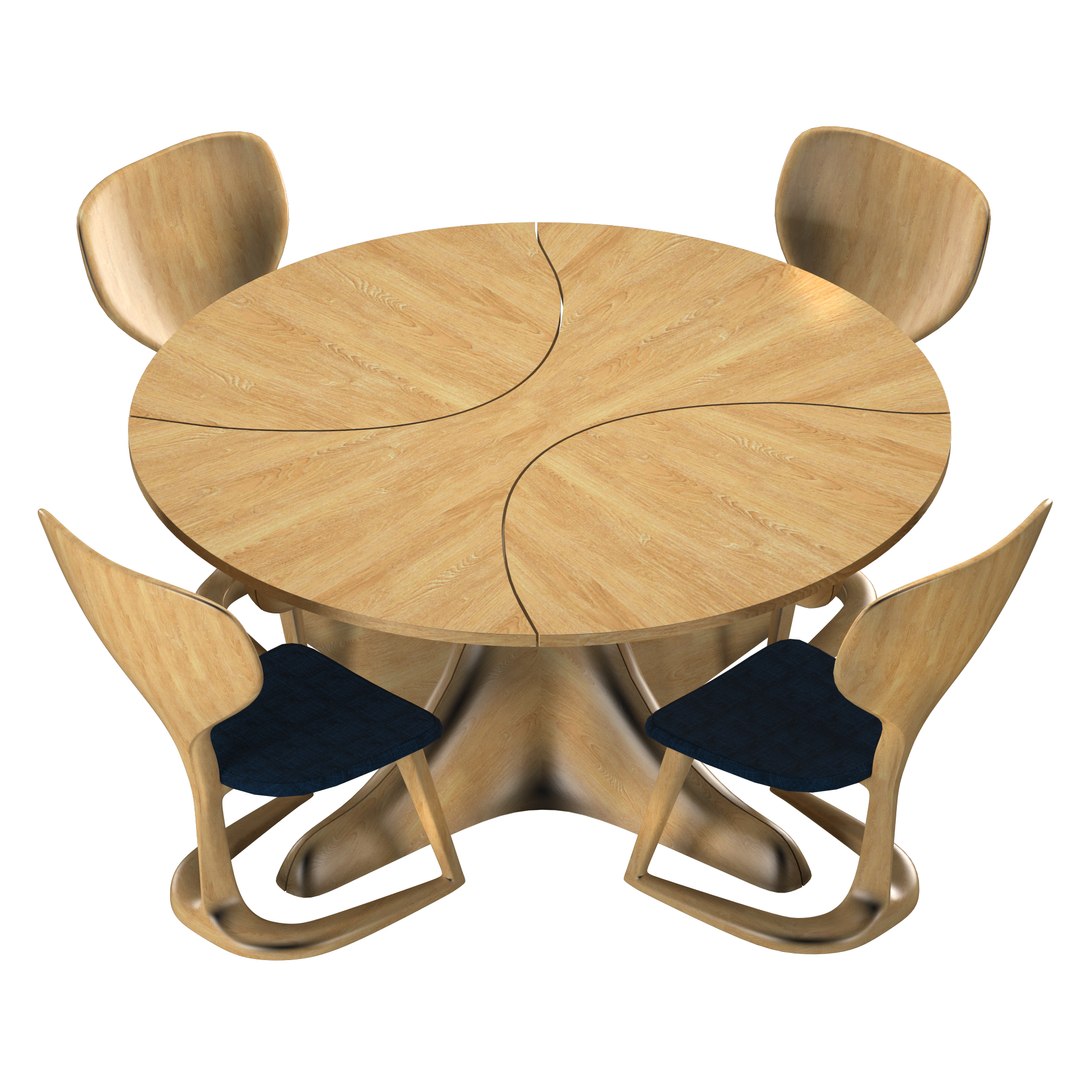 Lily Pad I Dining Table Model - TurboSquid 1895892
