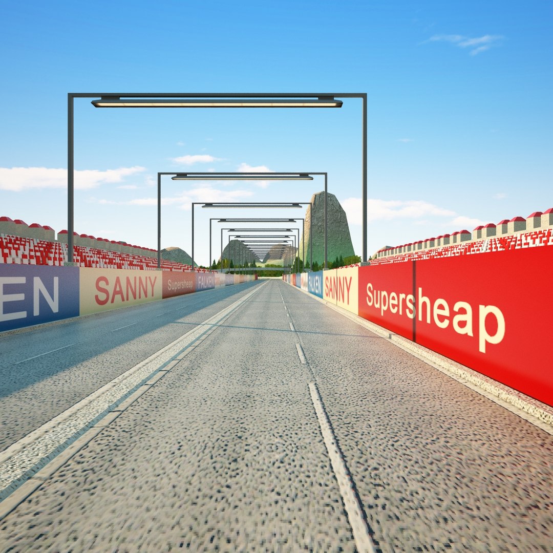 3d Model Racing Track