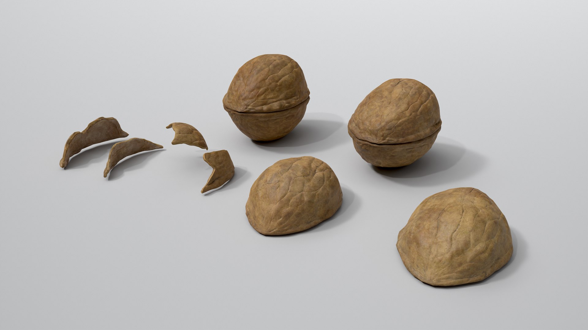 3D Walnuts - TurboSquid 2410212