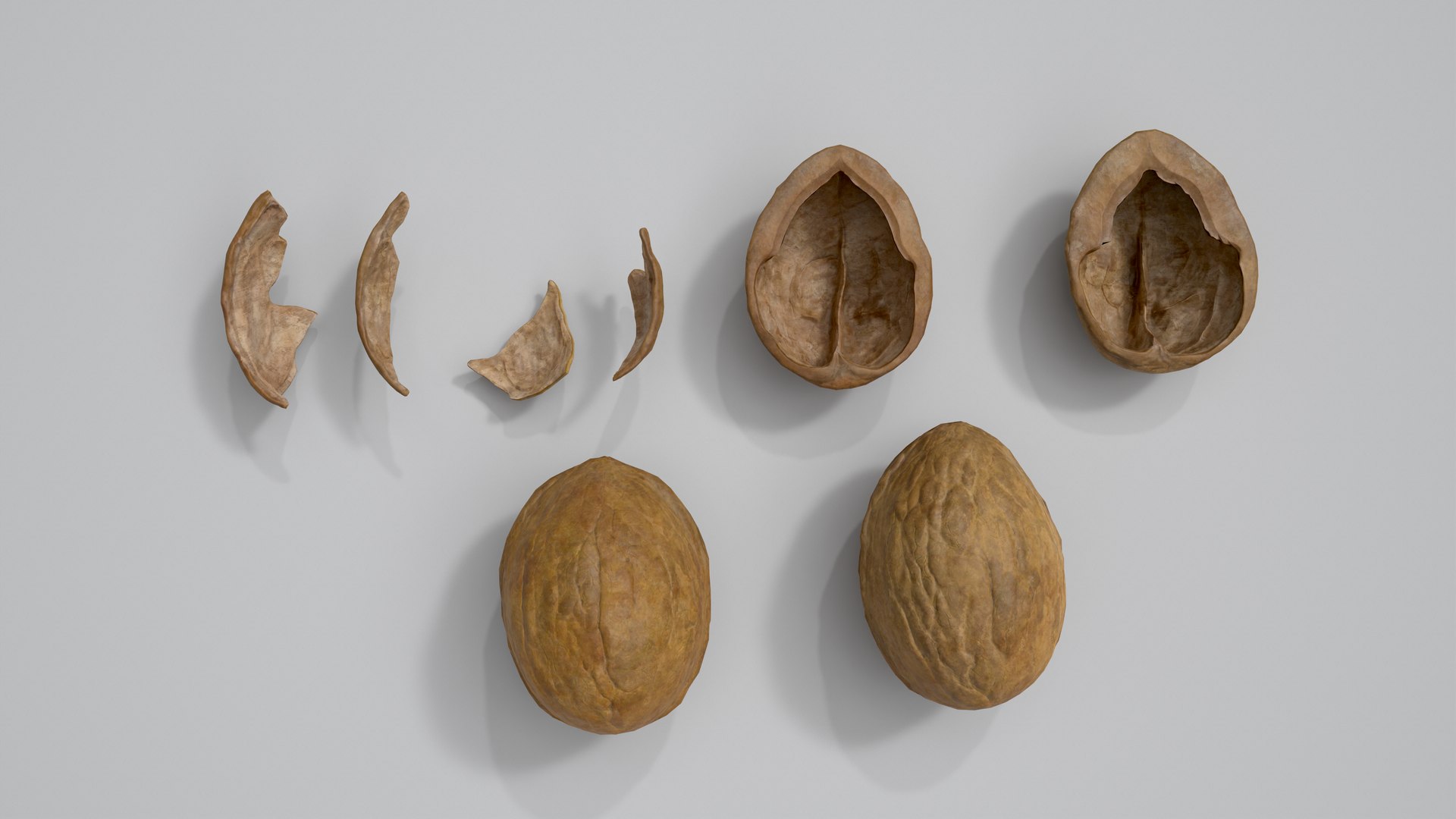 3D Walnuts - TurboSquid 2410212