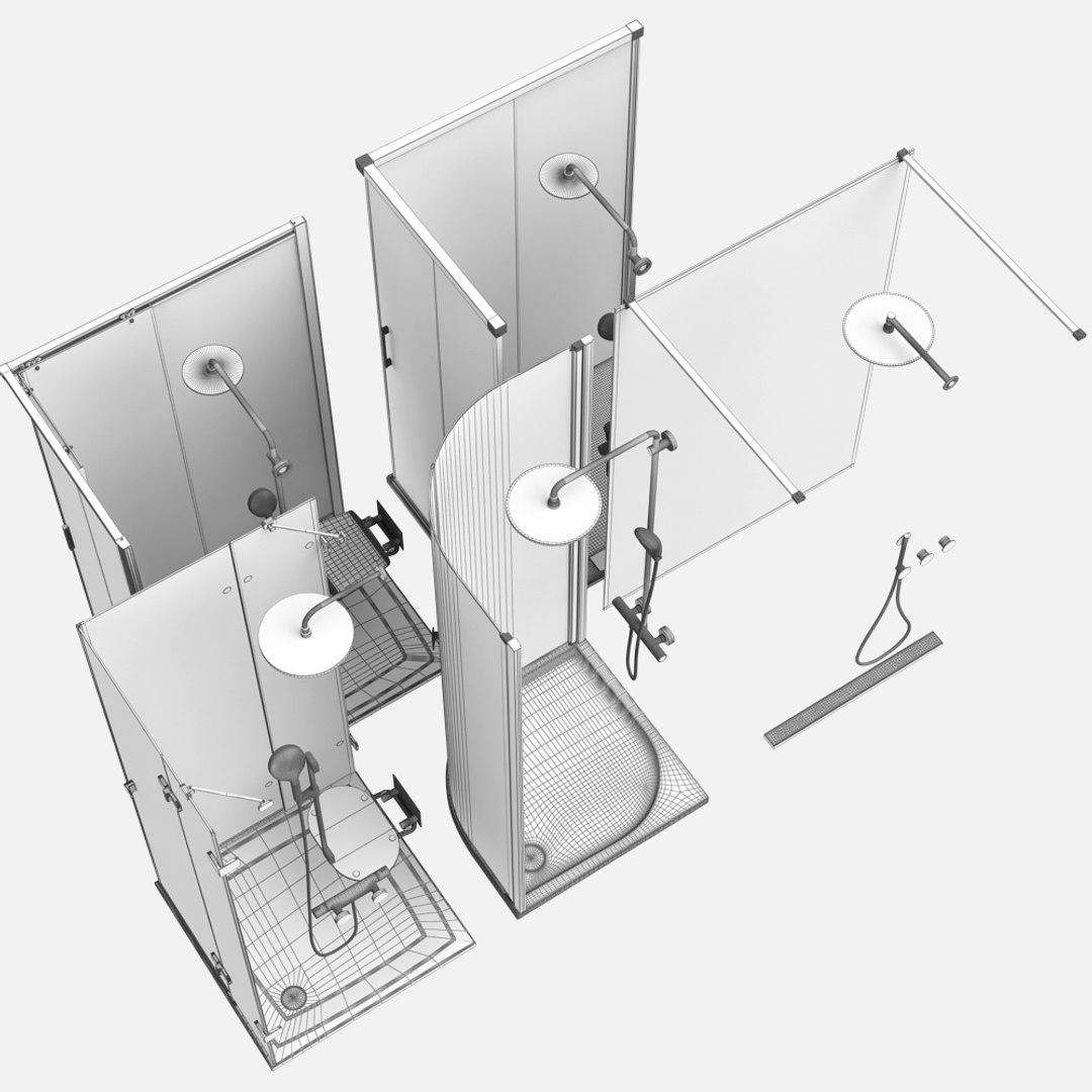 Ravak Radaway Shower Set 3D - TurboSquid 1557998