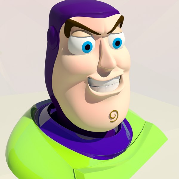 buzz head turbosmooth 3d model