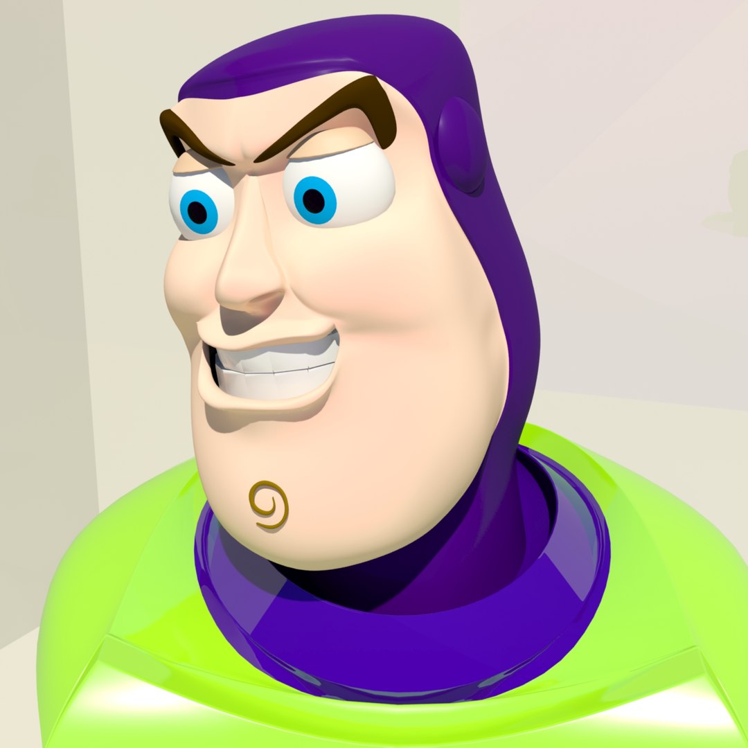 Buzz Head Turbosmooth 3d Model