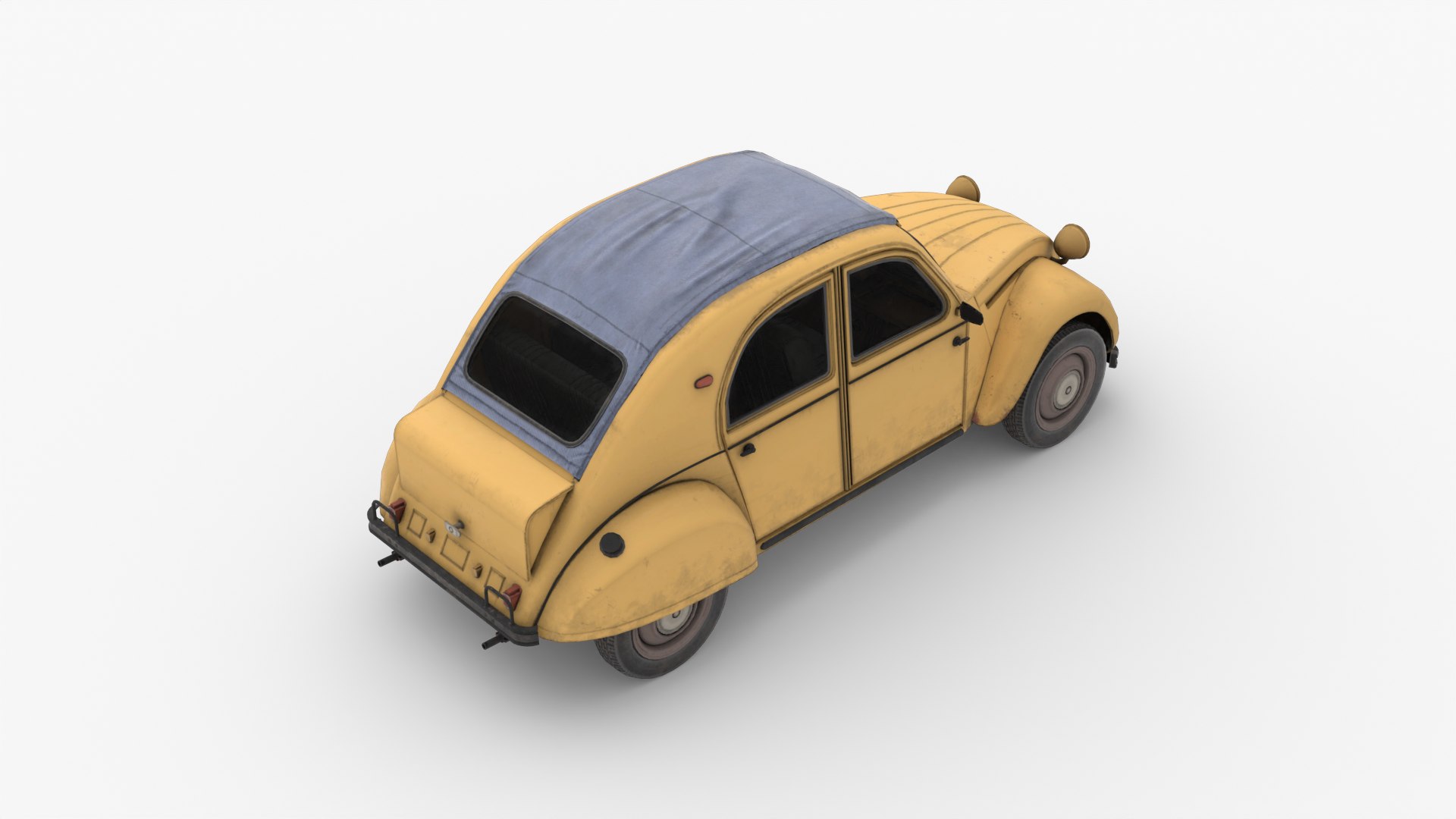 3D Citroen 2CV Model - TurboSquid 2407207