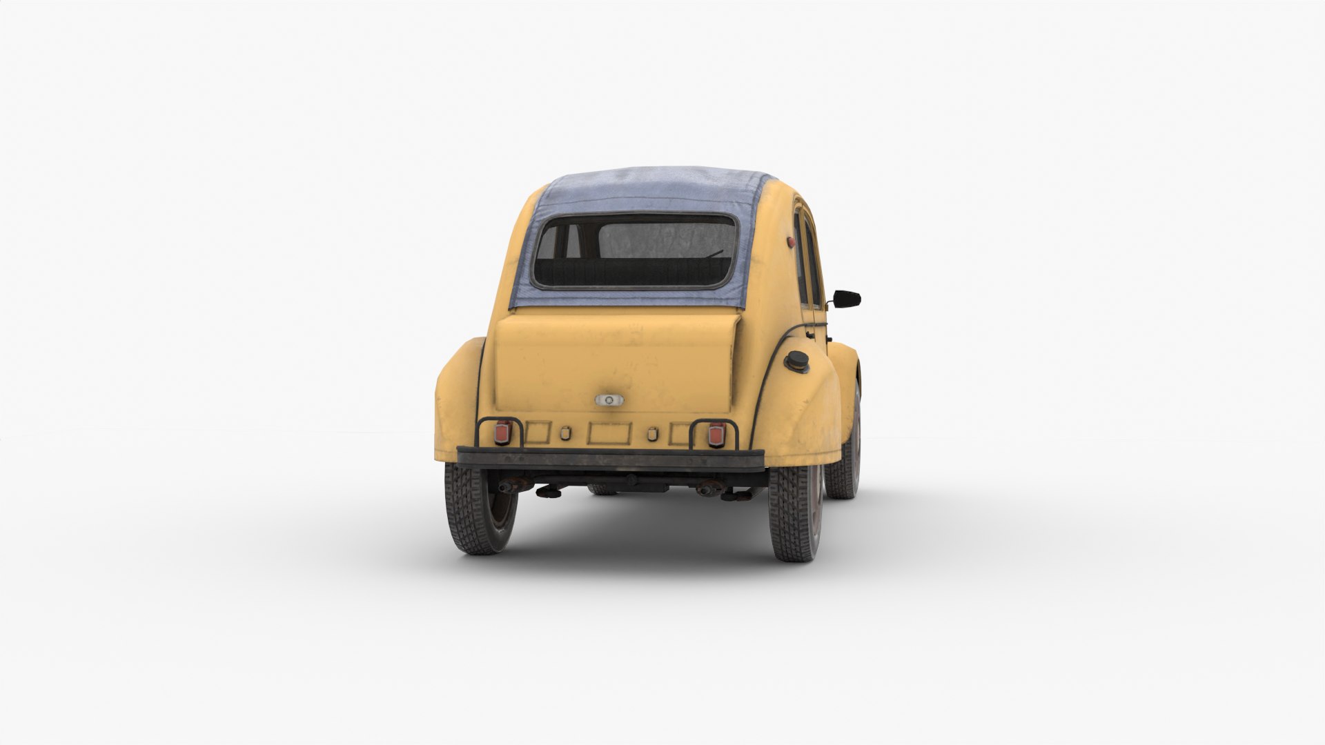 3D Citroen 2CV Model - TurboSquid 2407207