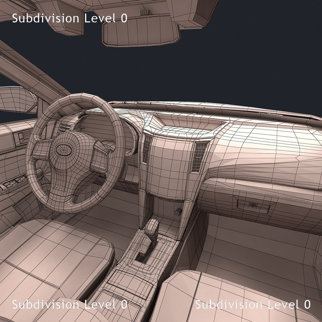 2013 subaru outback 3d model