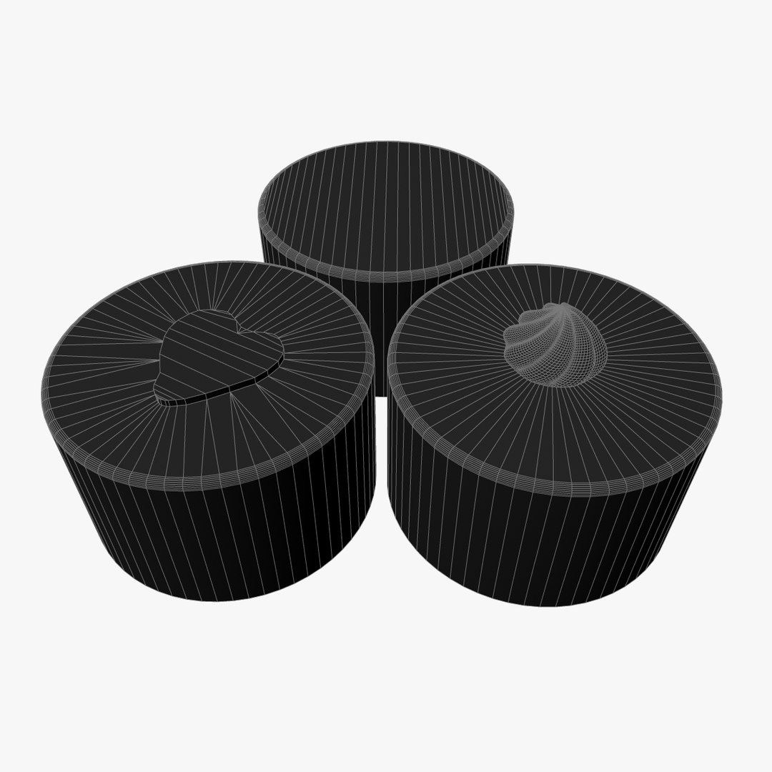 3d Model Mini Cakes