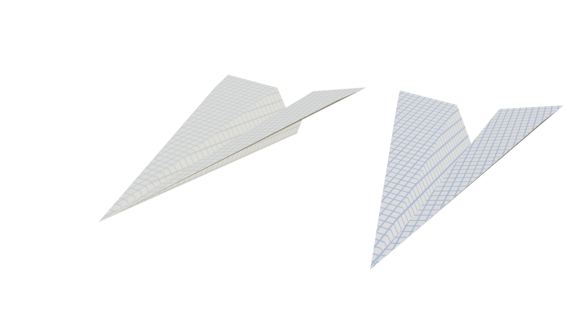 Paper airplanes 3D model - TurboSquid 2146635