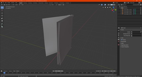 Porta-documentos industrial Modelo 3D - TurboSquid 1827511