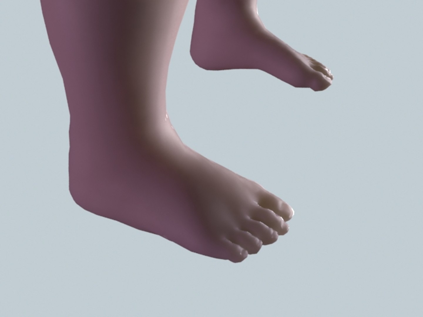 3d Max Little Baby Girl Base Mesh