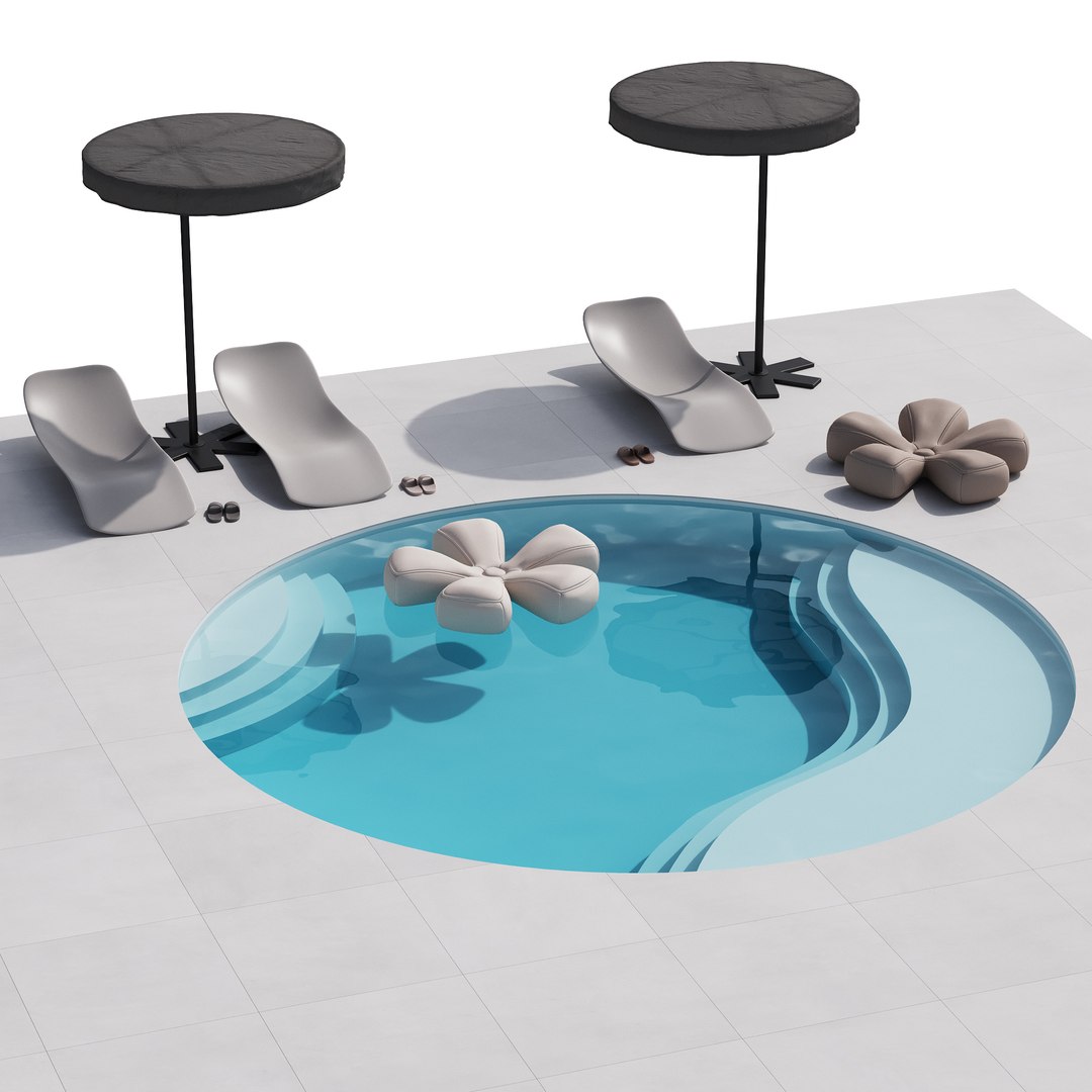 3D Model 518 Exterior And Architecture 10 Swimming Pool 02 - TurboSquid ...