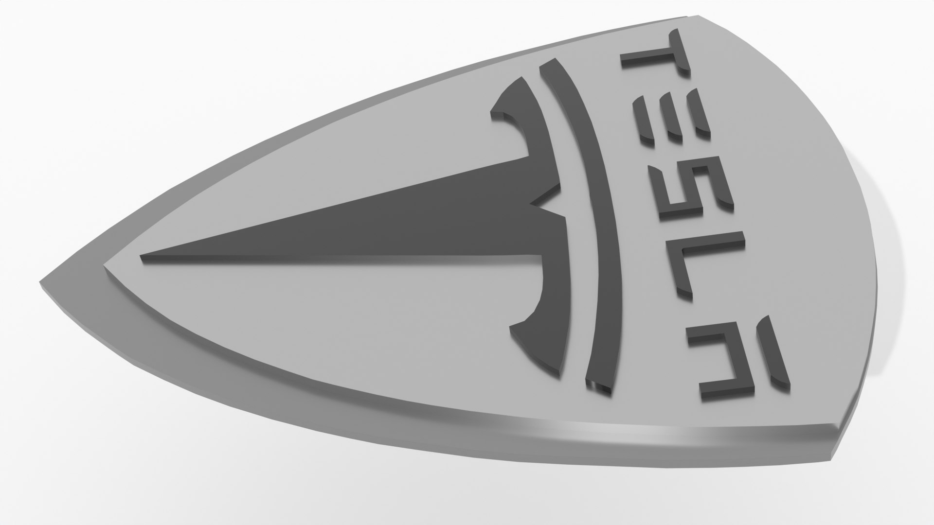 3D Emblem Tesla model - TurboSquid 2175945