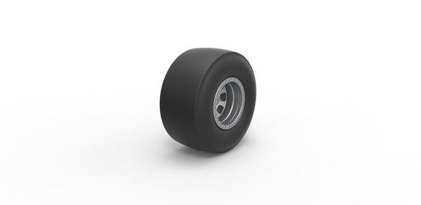 3D Diecast dragster rear wheel Scale 1 to 25 - TurboSquid 2003219