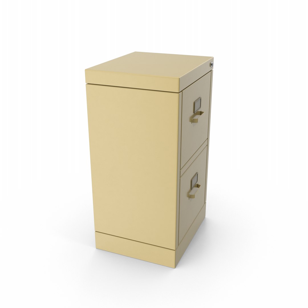 3D Model Filing Cabinet - TurboSquid 2072686