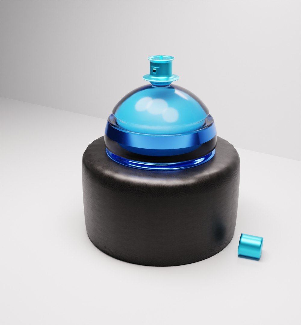 Round Romantic Concept Perfume 3D Model - TurboSquid 2052073