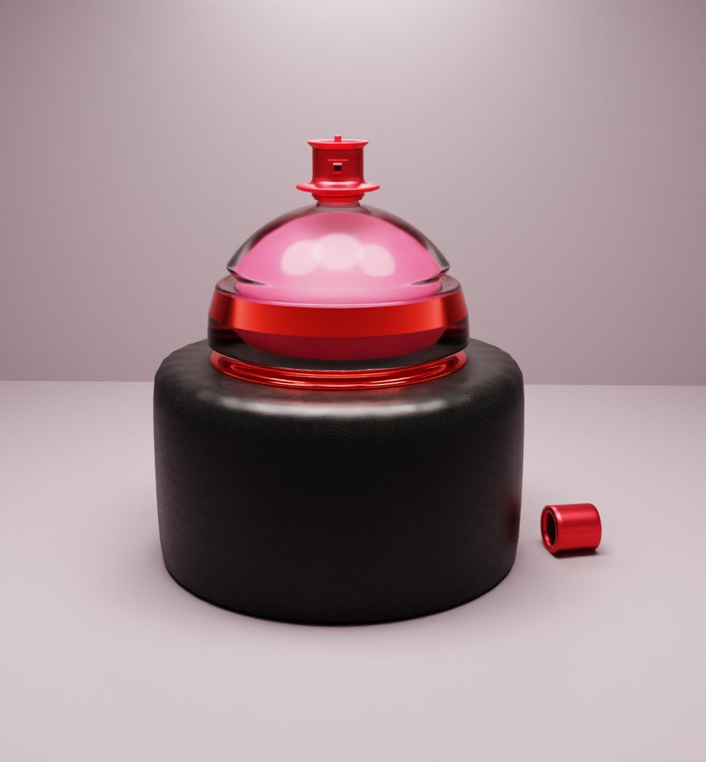 Round Romantic Concept Perfume 3D Model - TurboSquid 2052073