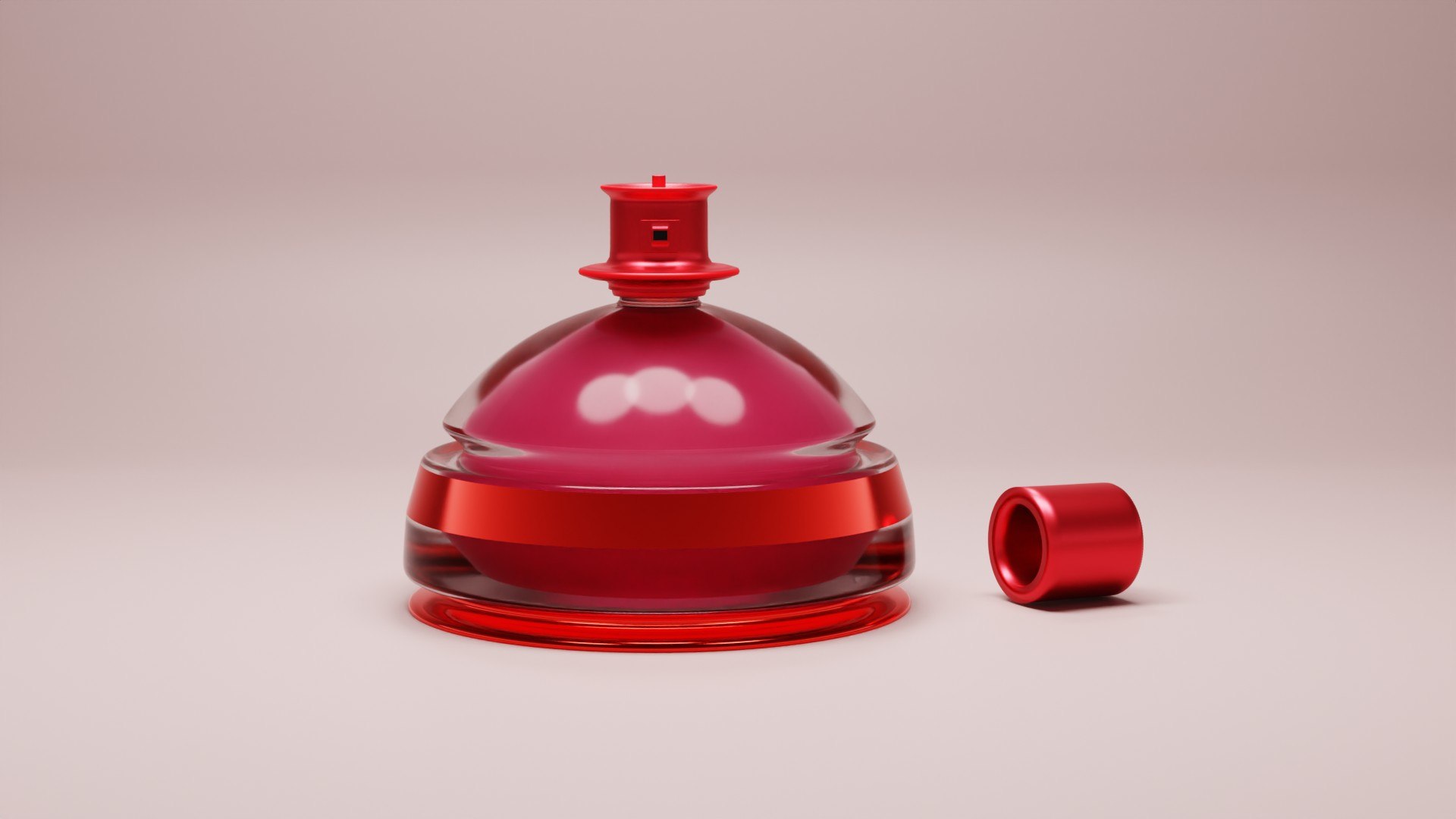 Round Romantic Concept Perfume 3D Model - TurboSquid 2052073
