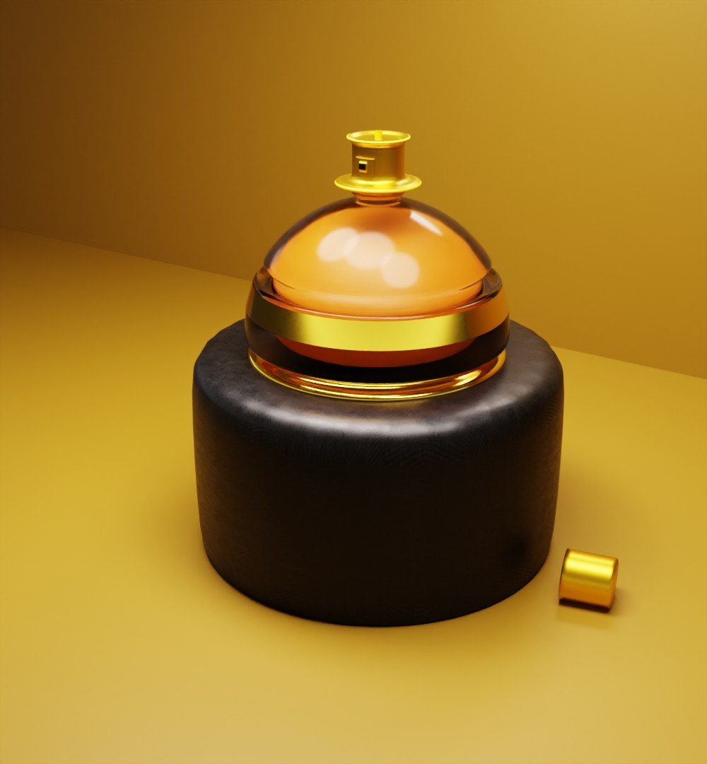 Round Romantic Concept Perfume 3D Model - TurboSquid 2052073
