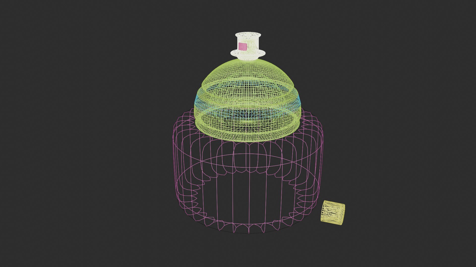 Round Romantic Concept Perfume 3D Model - TurboSquid 2052073