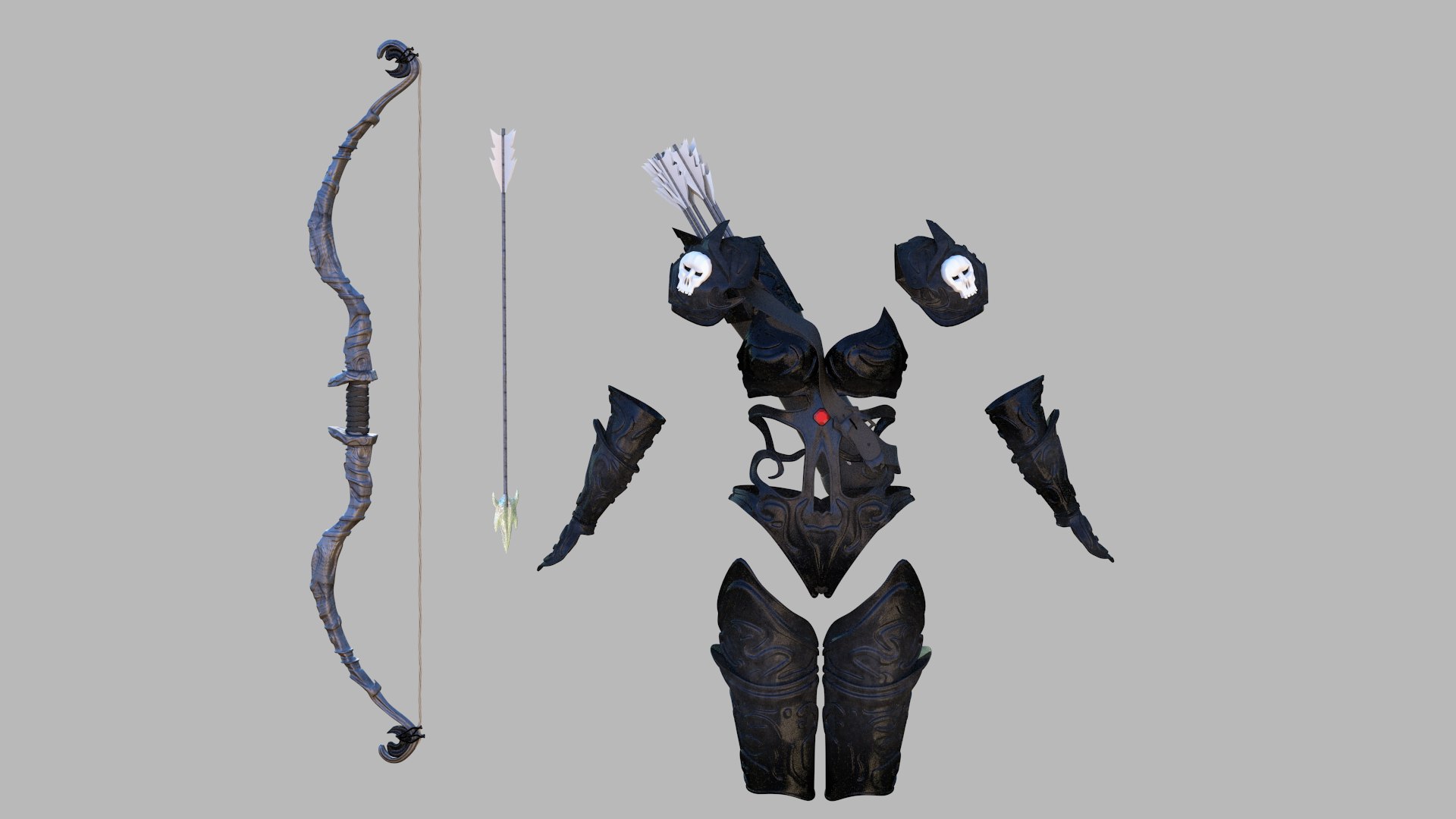 fantasy archer armor