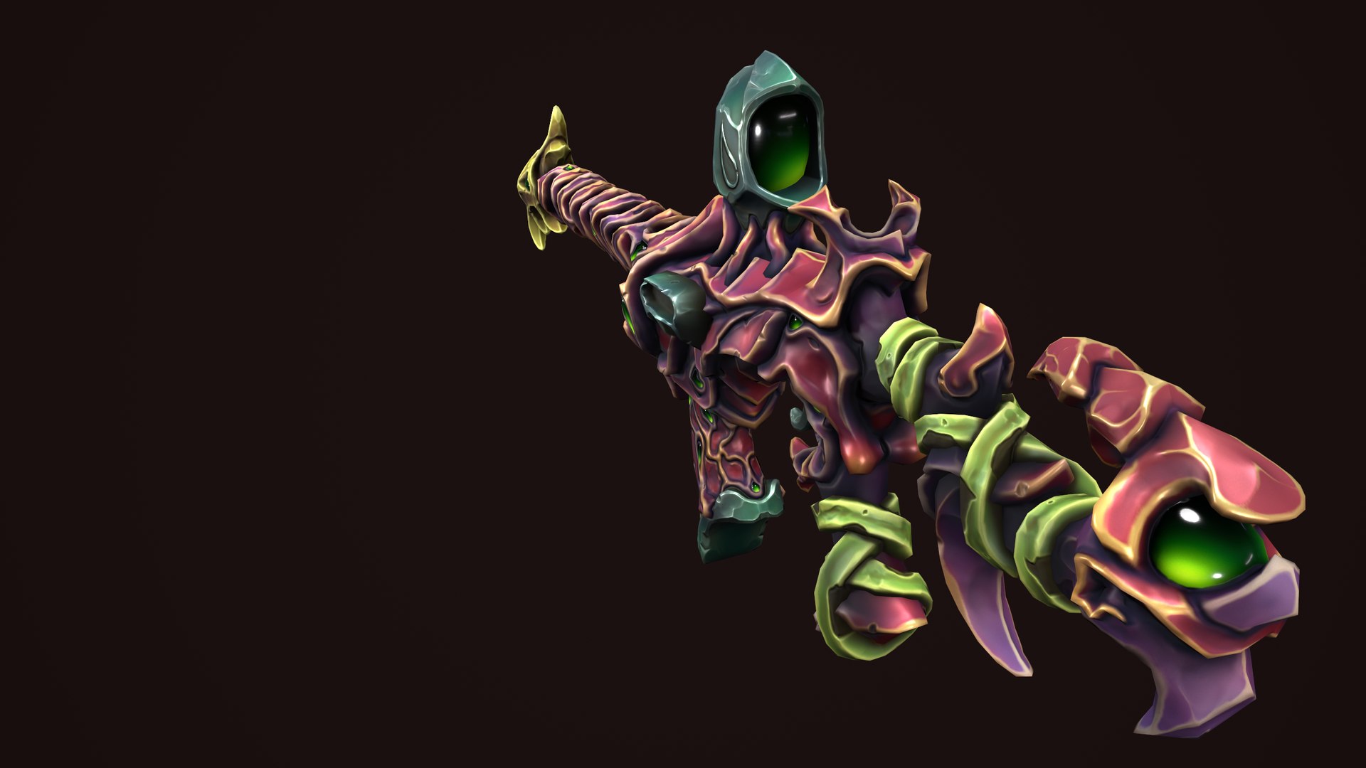 Undead Assault Rifle 3D - TurboSquid 2231608