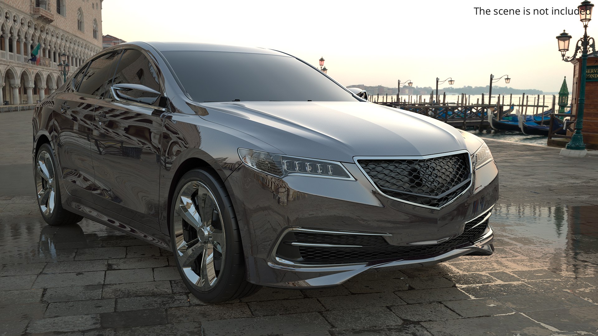 Luxury Performance Sedan Simple Interior 3D Model - TurboSquid 2505239