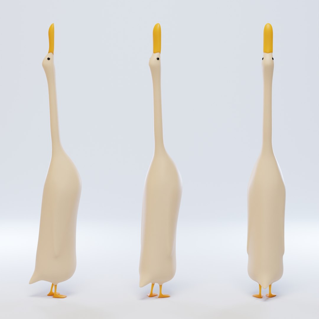 3D Model Duck Death Tulip - TurboSquid 1656513