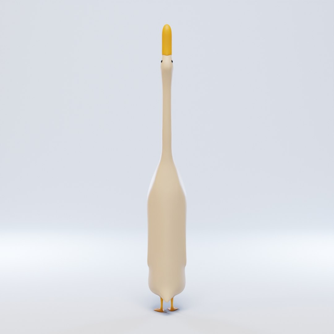 3D Model Duck Death Tulip - TurboSquid 1656513