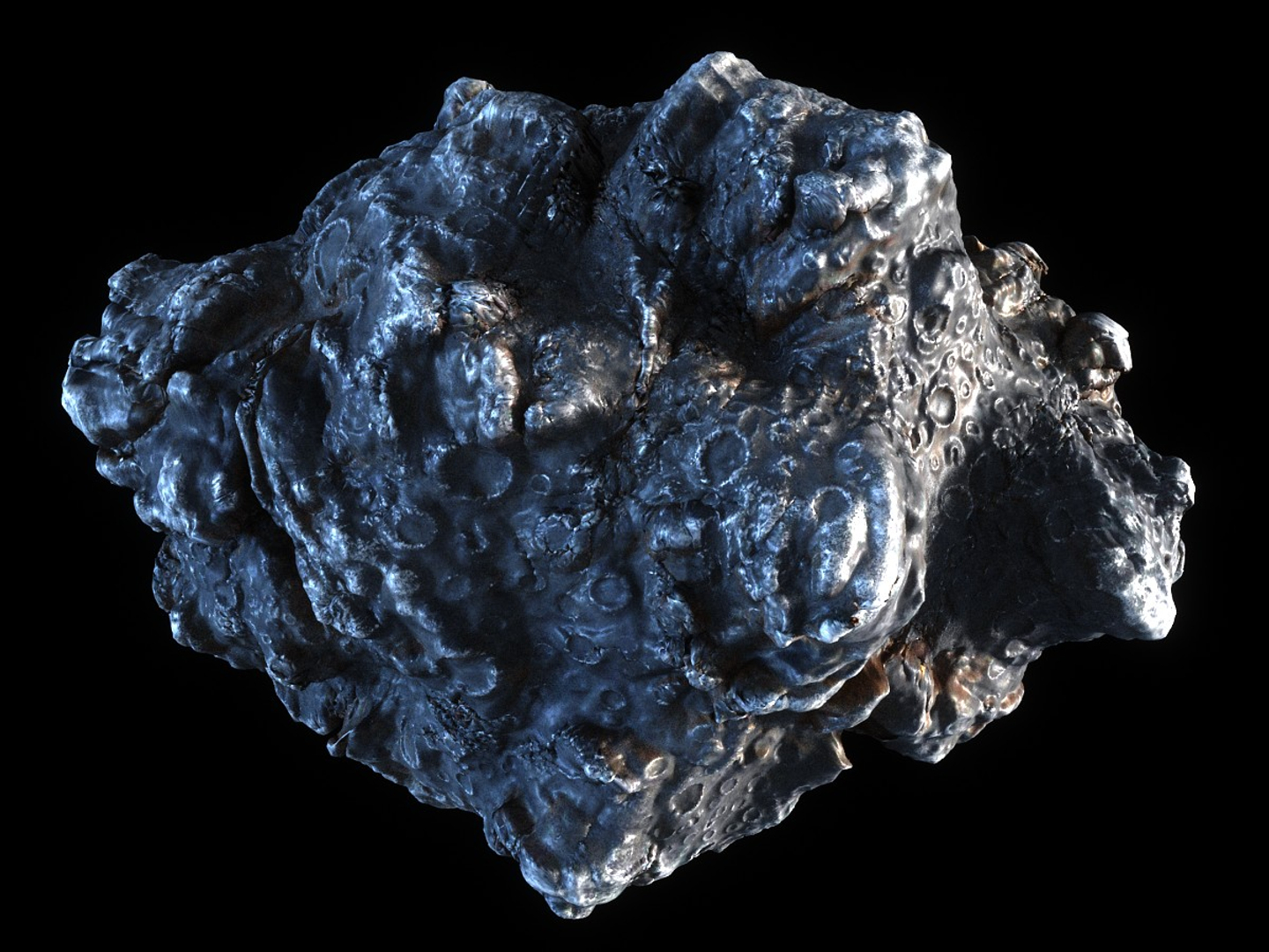Asteroid hd model - TurboSquid 1322314
