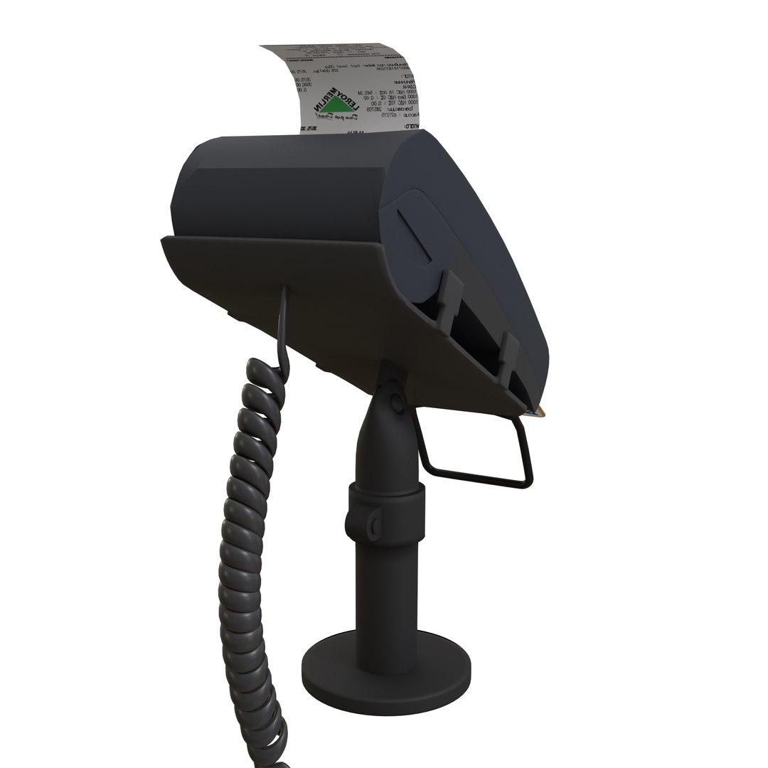 3D Card Reader Supermarket POS - TurboSquid 1741984