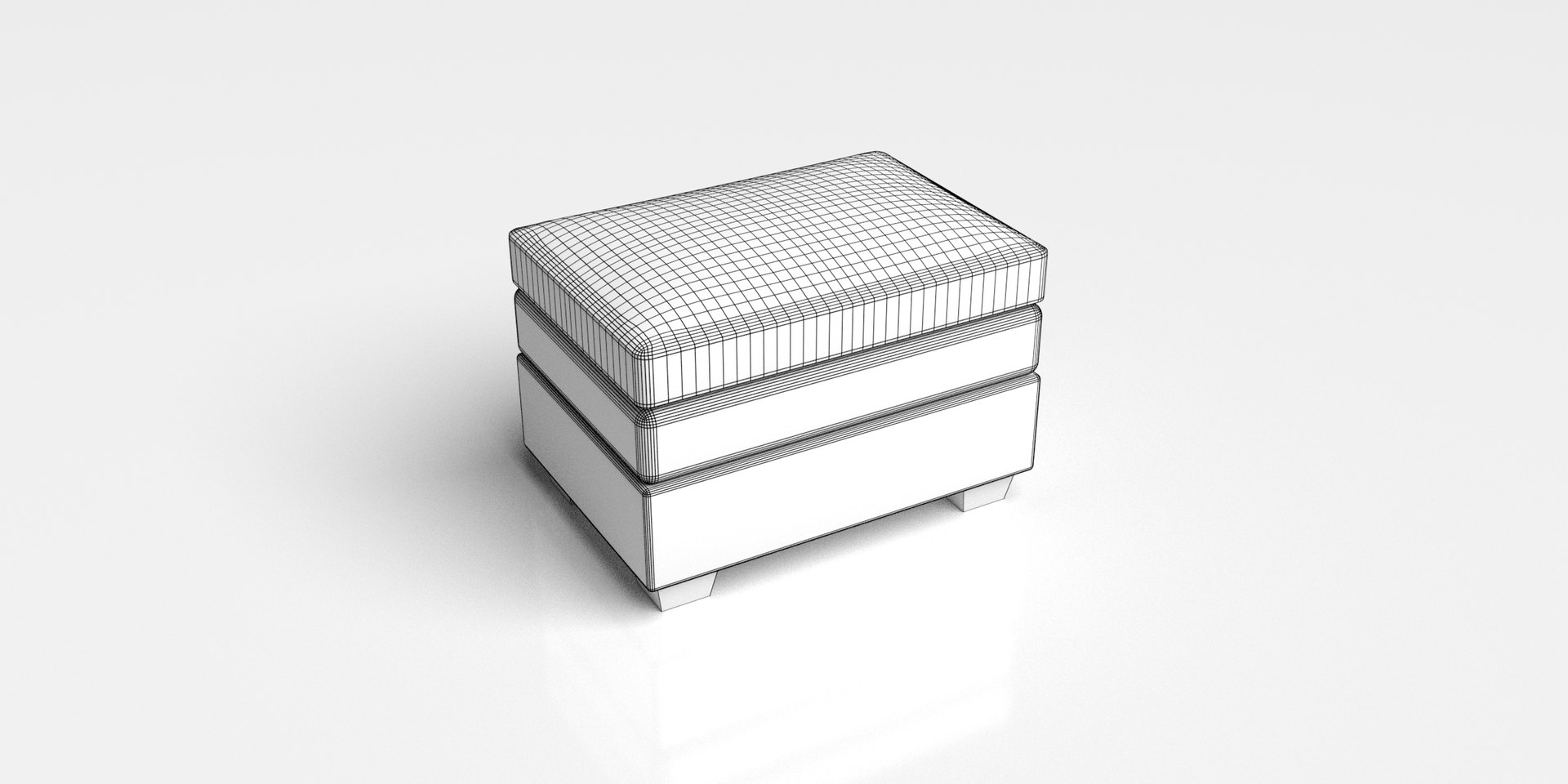 Chair Ottoman 3D Model - TurboSquid 1421643