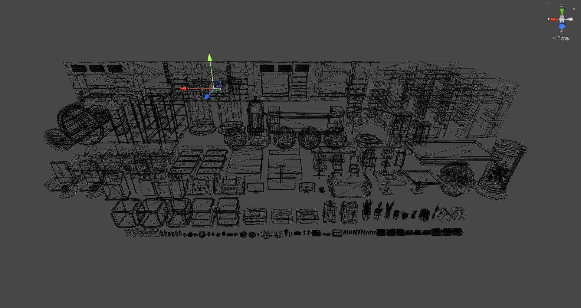 3D Low Poly Sci-Fi Cyberpunk Interiors - TurboSquid 2278085