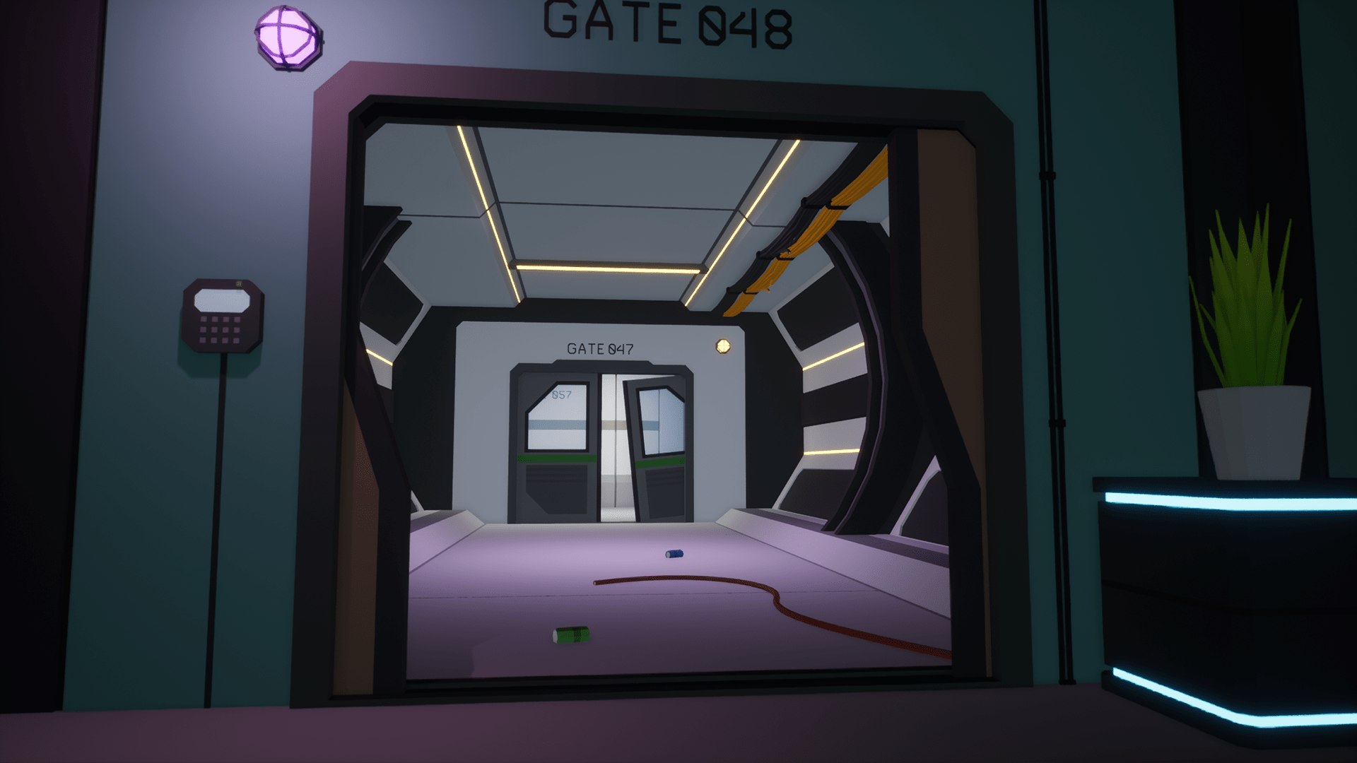 3D Low Poly Sci-Fi Cyberpunk Interiors - TurboSquid 2278085