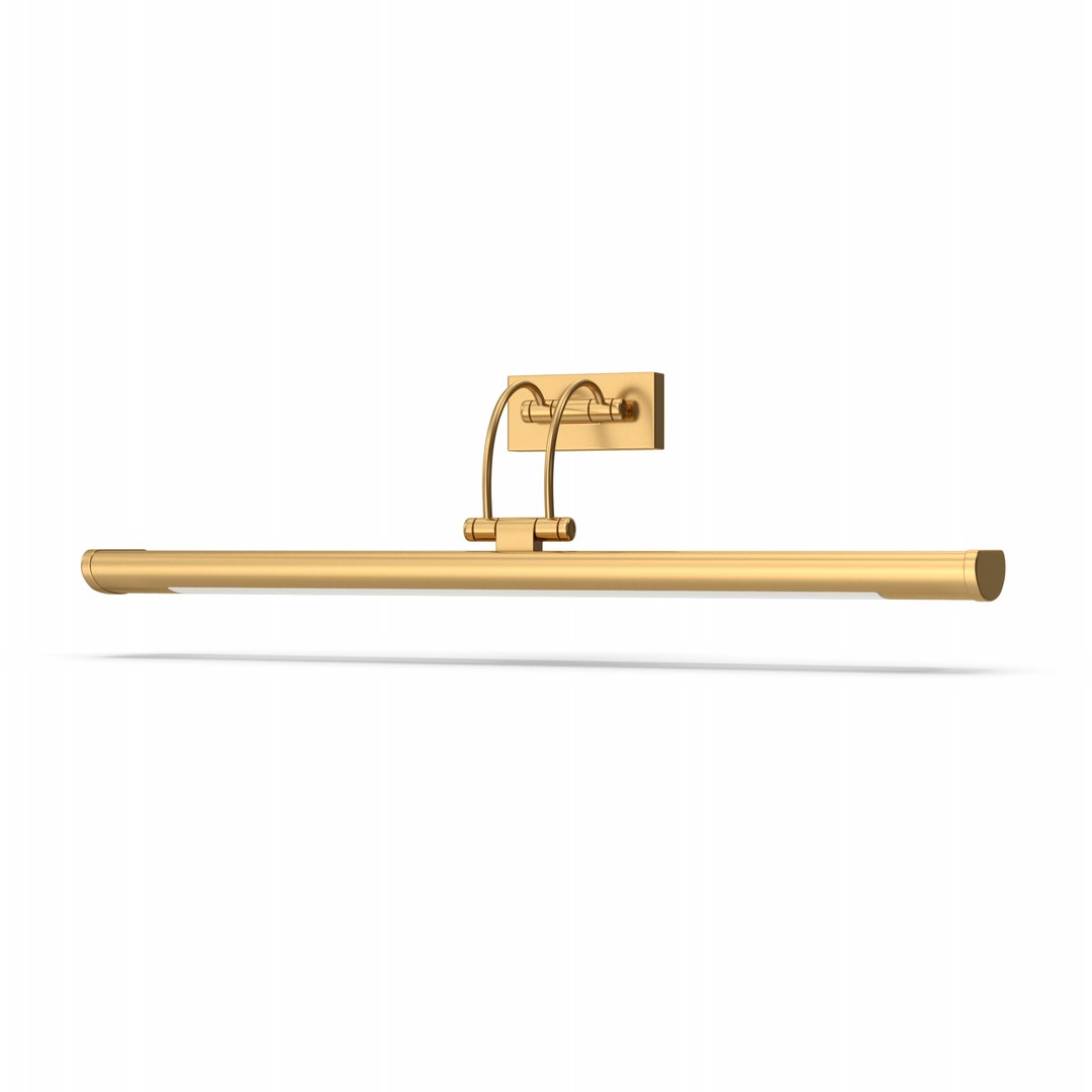 3D Golden Wall Light - TurboSquid 2012545