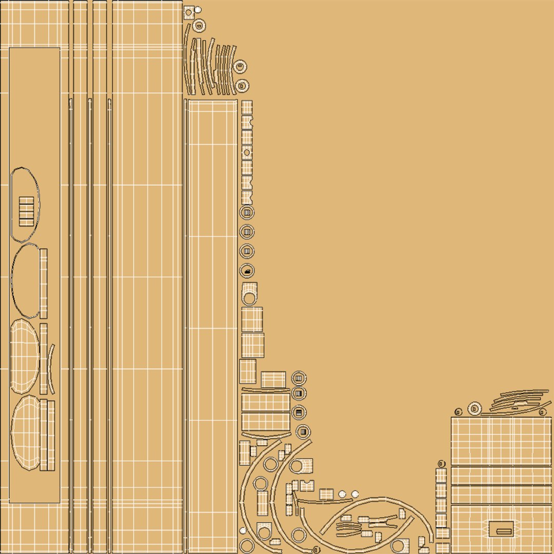 3D Golden Wall Light - TurboSquid 2012545