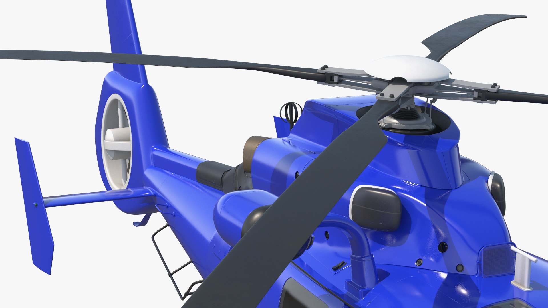 3D Blue Patrol Helicopter Rigged For Cinema 4D - TurboSquid 2353169