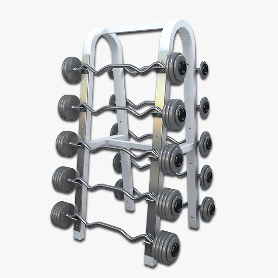 Barbells Rack 3d Max