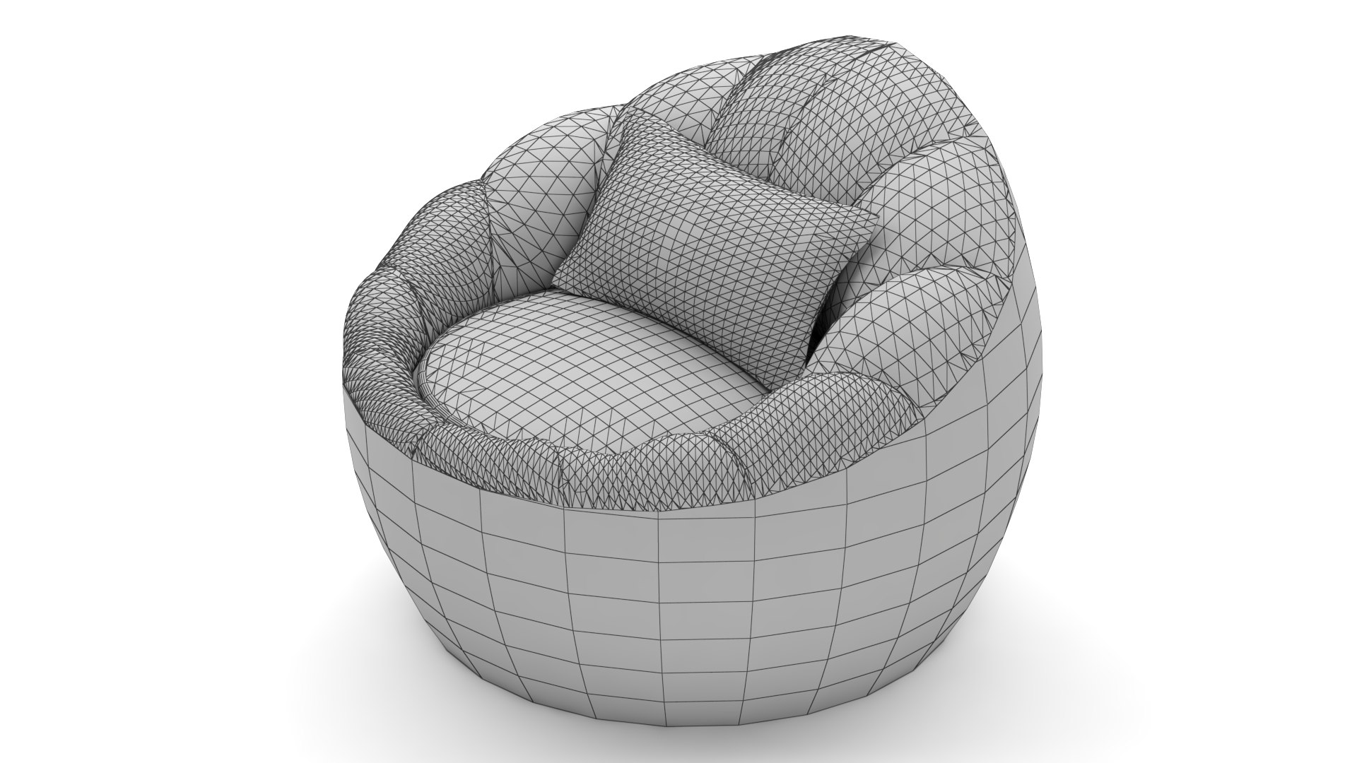 Cocoon Lounge Chair 3D Model - TurboSquid 2050233
