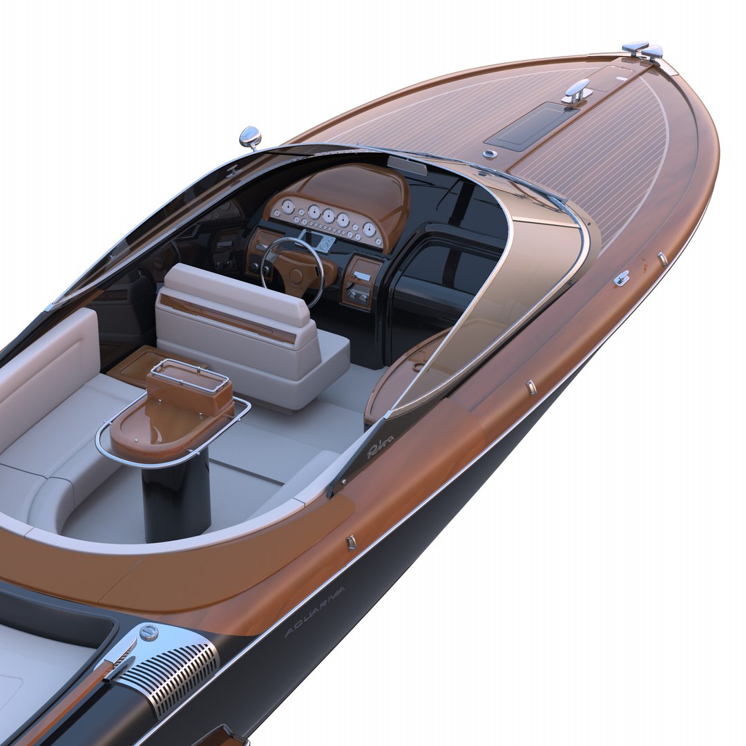 riva aquariva super 3d c4d