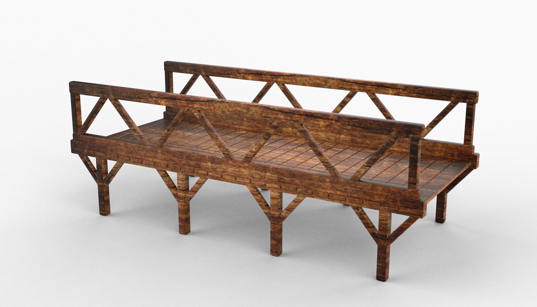 Medieval Wooden Bridge 3D Model 3D - TurboSquid 2389607