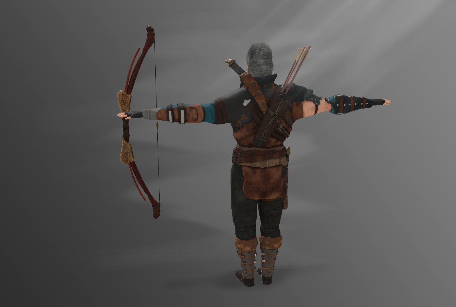 3D Character Bow Model - TurboSquid 1289313