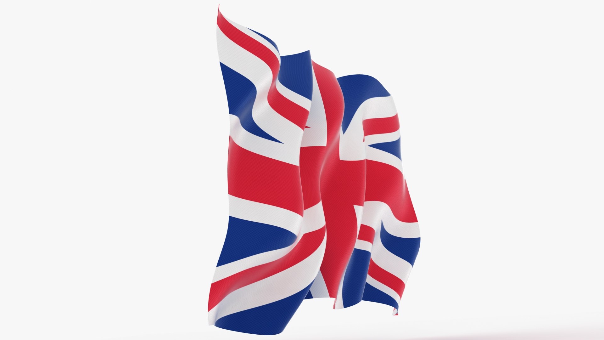 United kingdom flag animation 3D model - TurboSquid 1612898