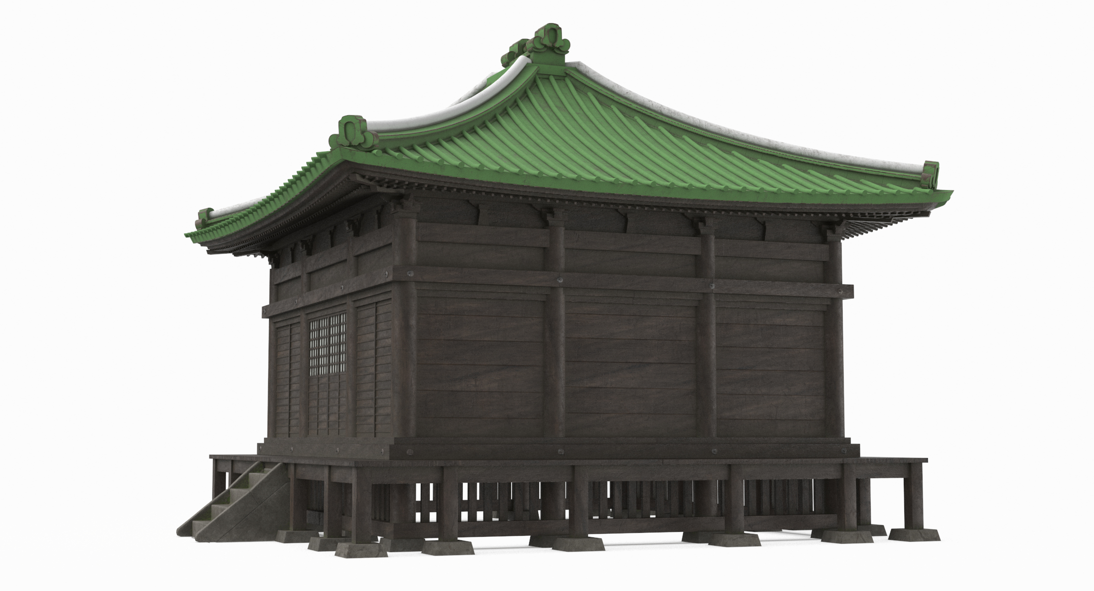 Japanese house model - TurboSquid 1312403