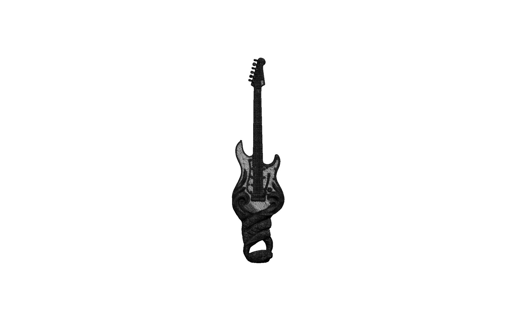 Guitar Snake Cobra 3D Model - TurboSquid 2126110