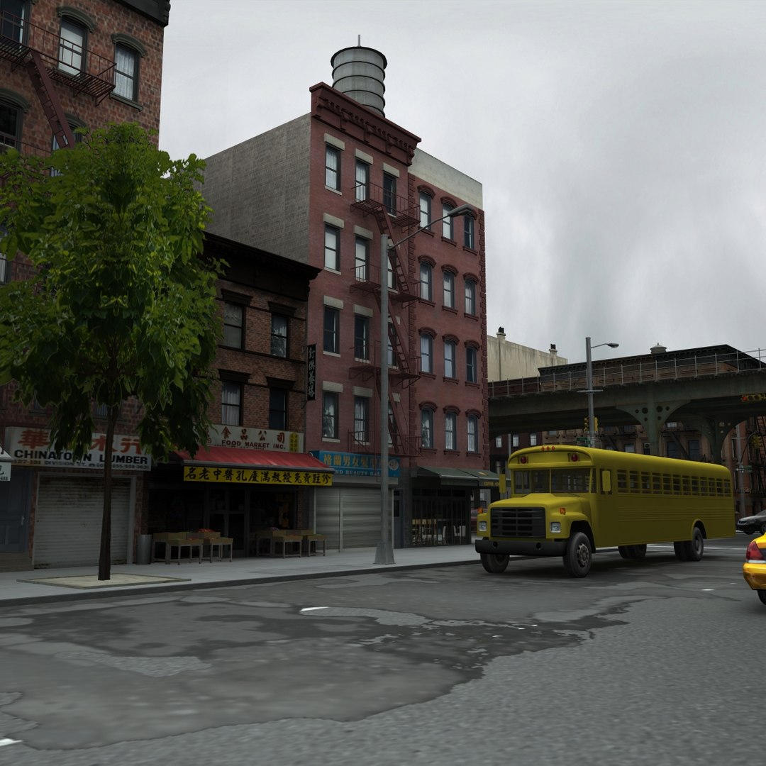bronx scene 3d c4d