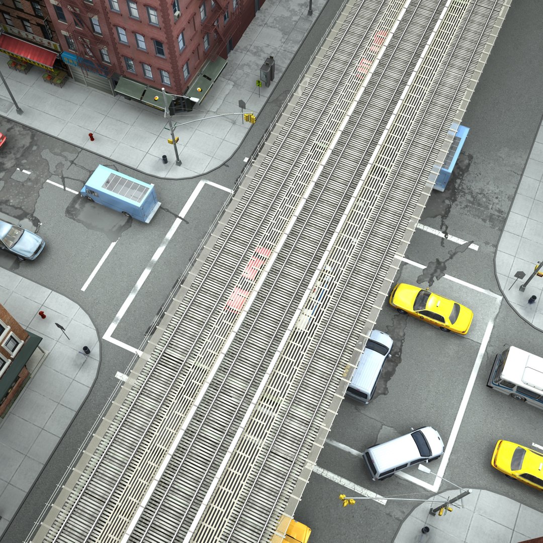 bronx scene 3d c4d