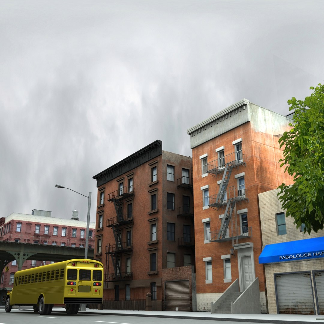 bronx scene 3d c4d