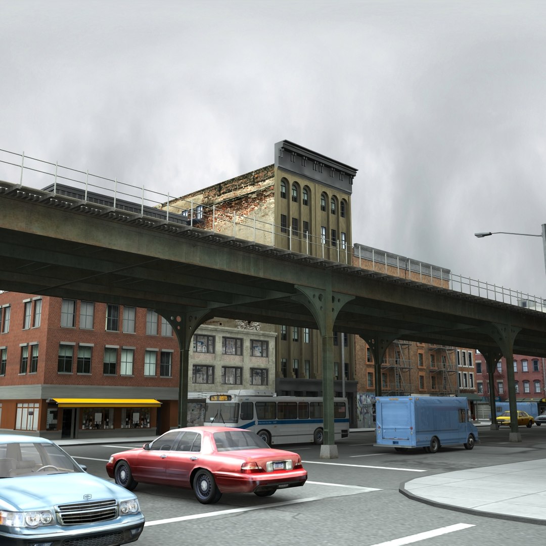 bronx scene 3d c4d