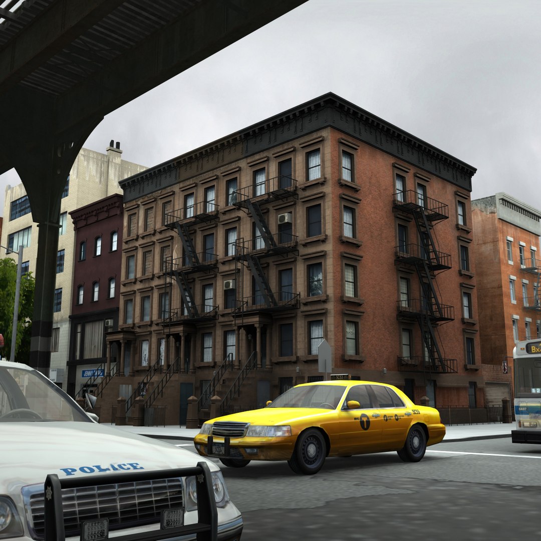Bronx Scene 3d C4d