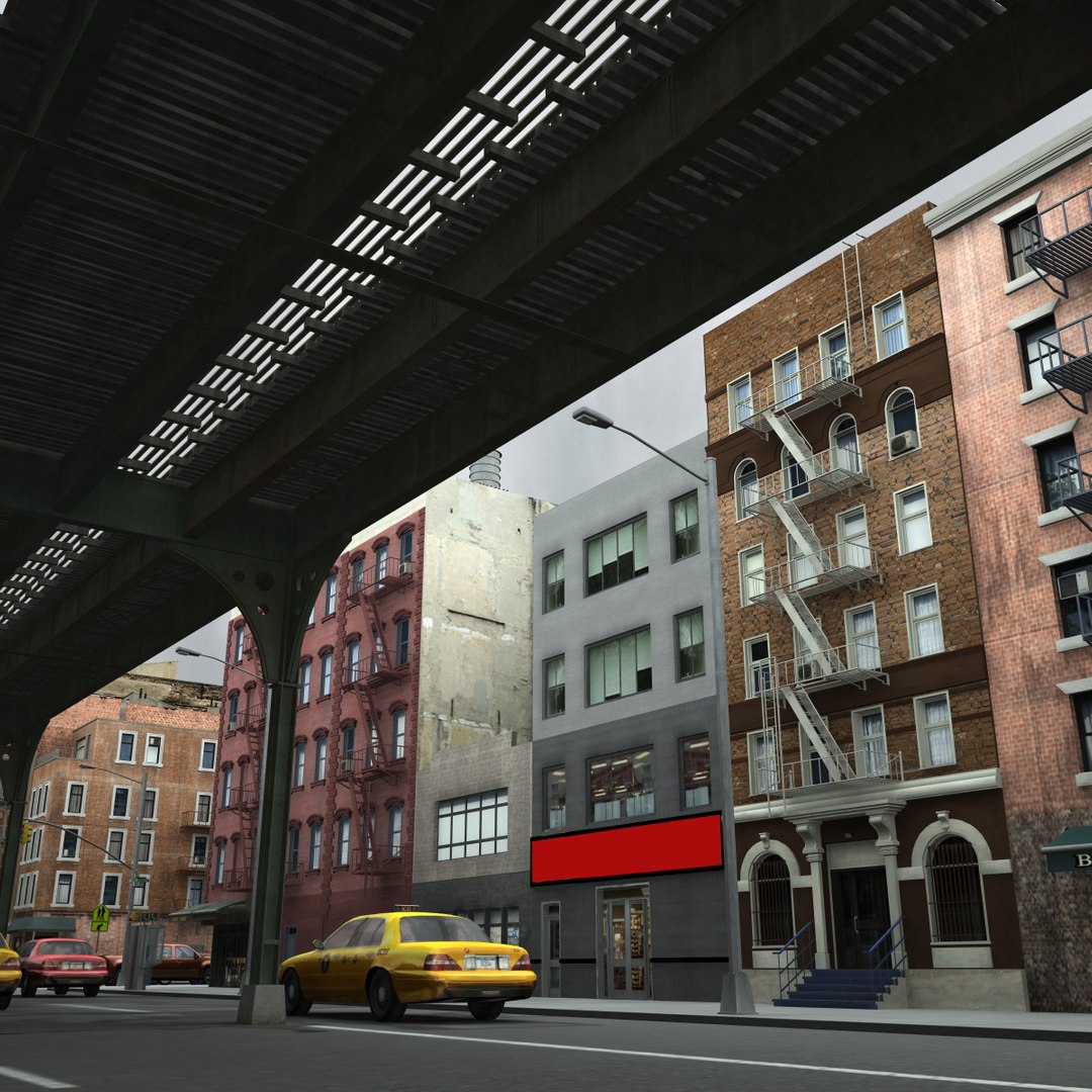 bronx scene 3d c4d